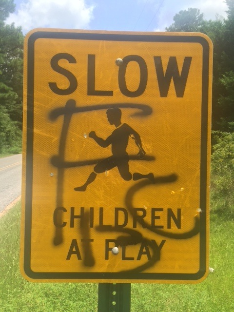 Vandalized Signs in the City – HBTV.us